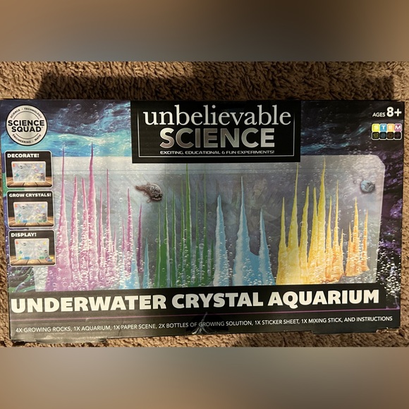 stem | Toys | Unbelievable Science Underwater Crystal Grow Aquarium ...
